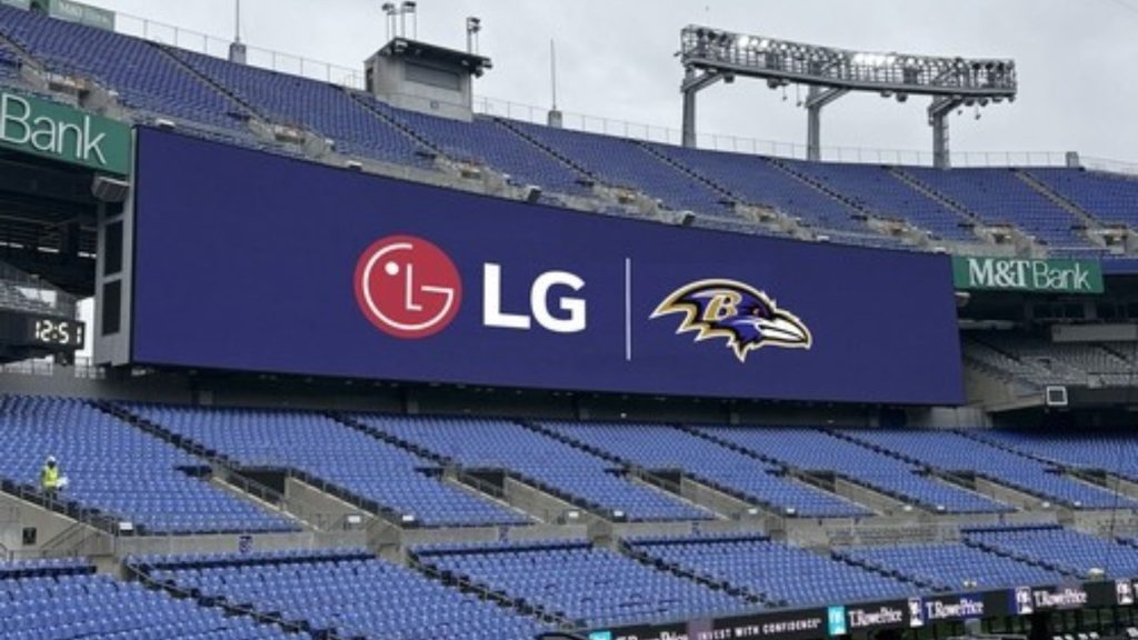 LG to Transform Fan Experience at Baltimore Ravens’ M&T Bank Stadium